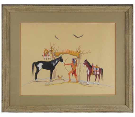 Stephen Mopope | Untitled (Mid 1900) | MutualArt