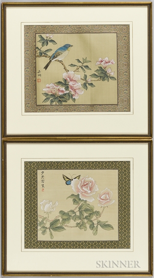 Chinese School, 20th Century | Four Framed Paintings | MutualArt