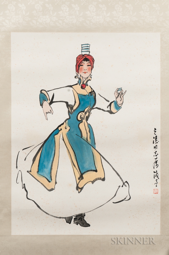 Ye Qianyu | Painting Depicting a Dancer | MutualArt