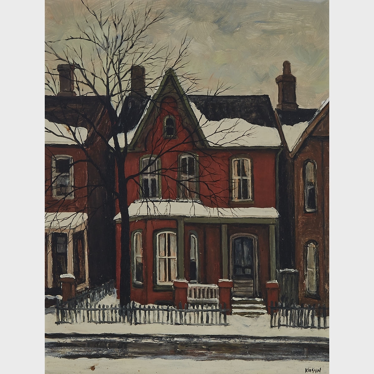 John Kasyn | OLD HOUSE ON BERKELEY ST (1978) | MutualArt