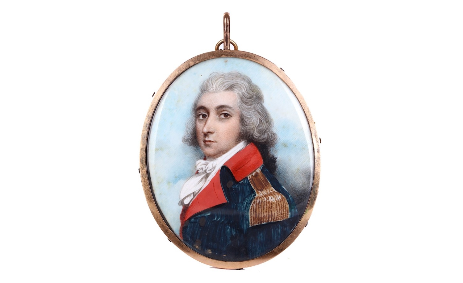 Andrew Plimer | Portrait miniature of Captain George Lewis Hamilton R.A ...