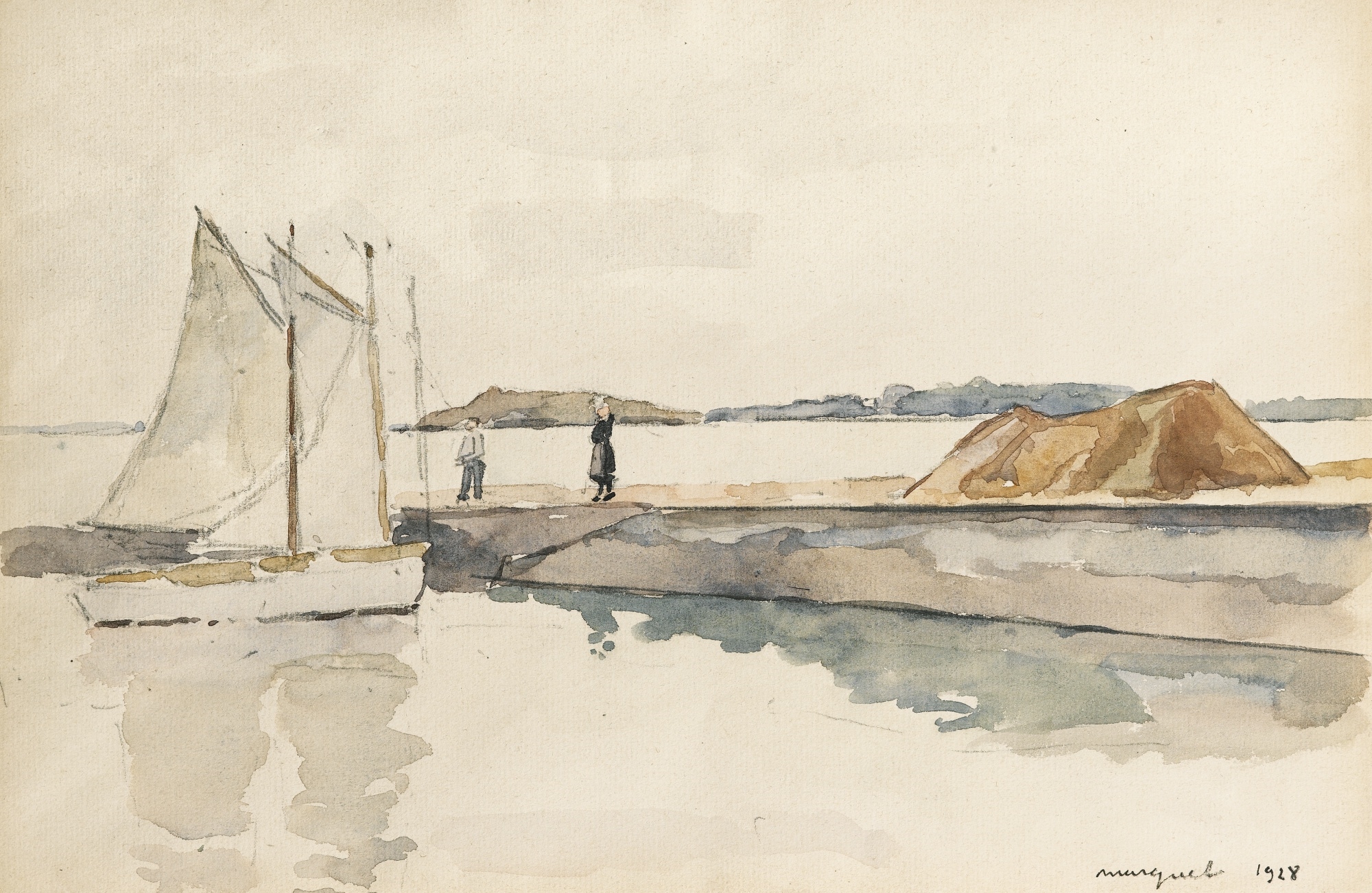 Albert Marquet | Alger vu du Môle (1928) | MutualArt