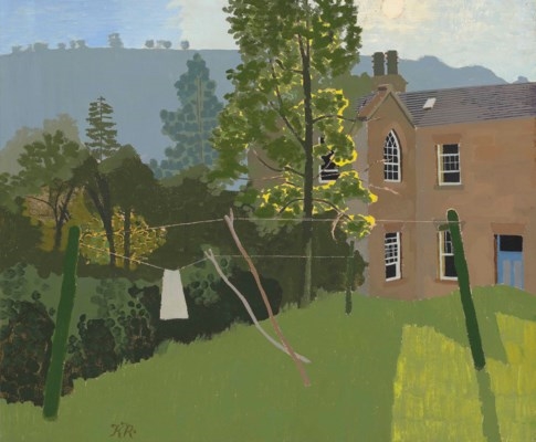 Kenneth Rowntree | Grove House, Levisham evening (1954) | MutualArt