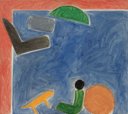 Peter Kinley | Blue Interior (1974) | MutualArt