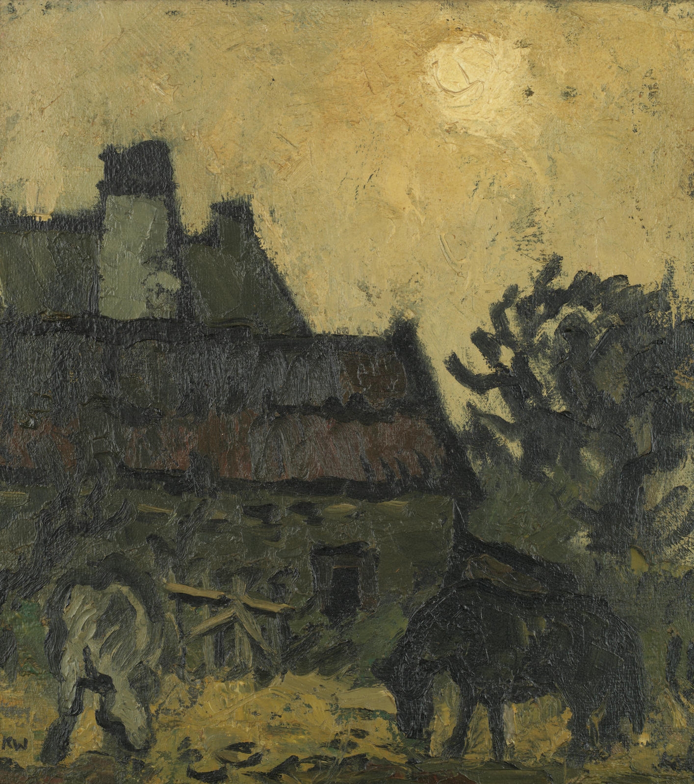 Kyffin Williams | Carreg Goch, Borth-y-Gest | MutualArt