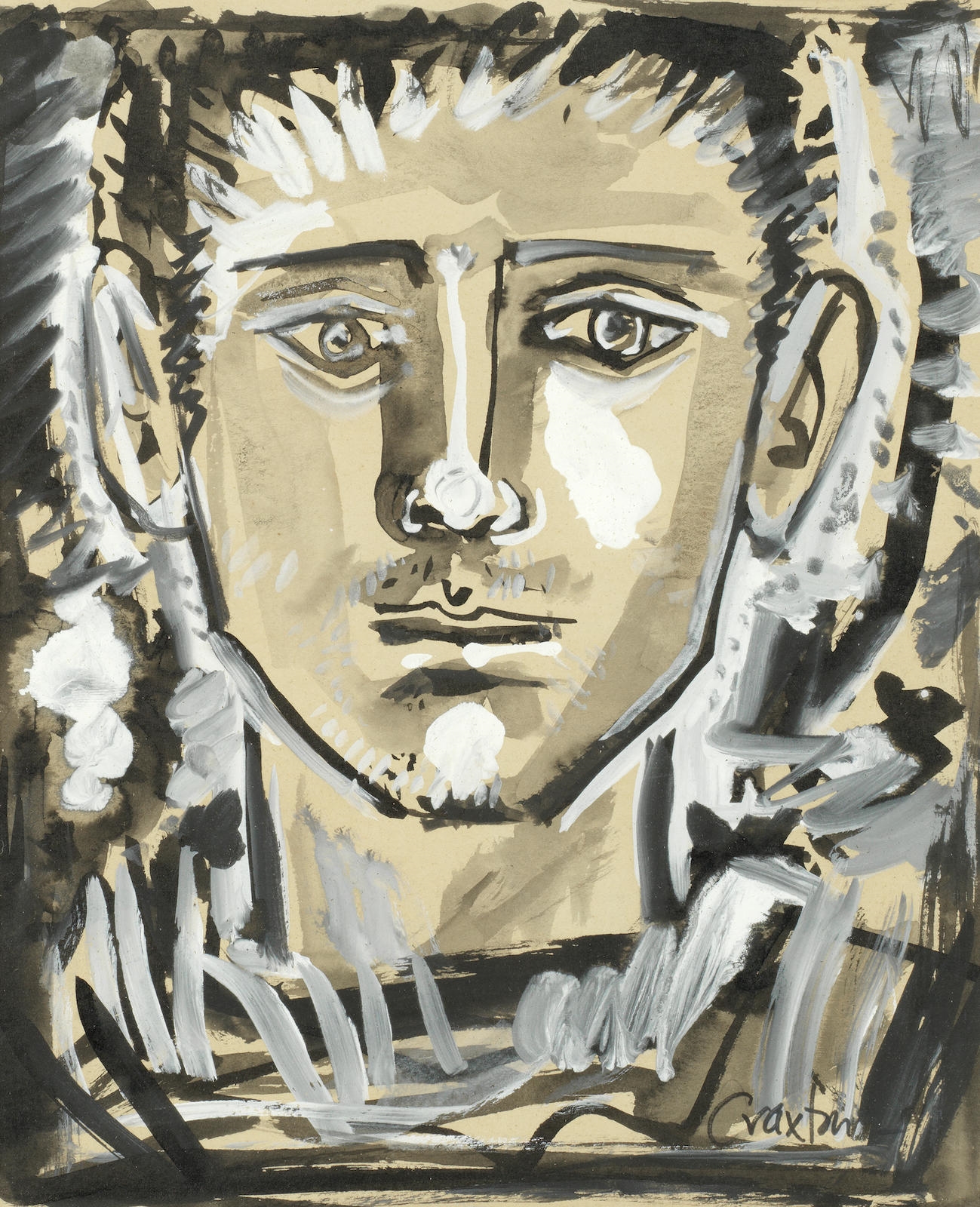 John Craxton | Portrait of a Man | MutualArt