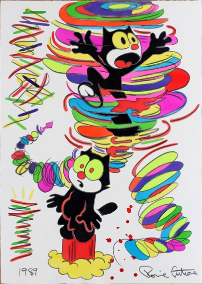 Ronnie Cutrone | World Wind Felix the Cat (1989) | MutualArt