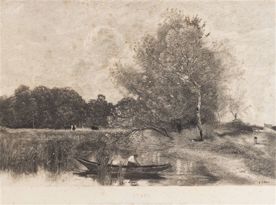 Jean Baptiste Camille Corot | L'ETANG | MutualArt