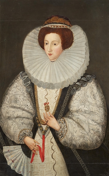 British School, 16th Century | Portrait of a Lady in a Ruff | MutualArt