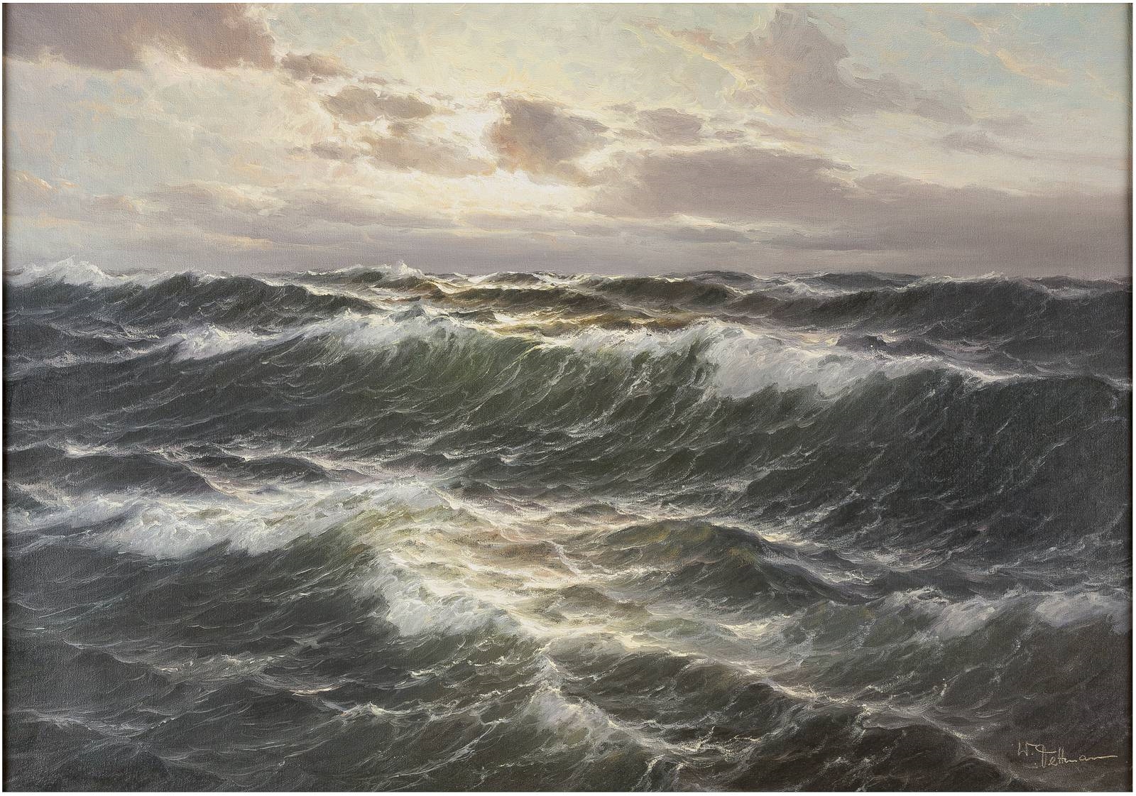 Walter Dettmann | Hohe See | MutualArt