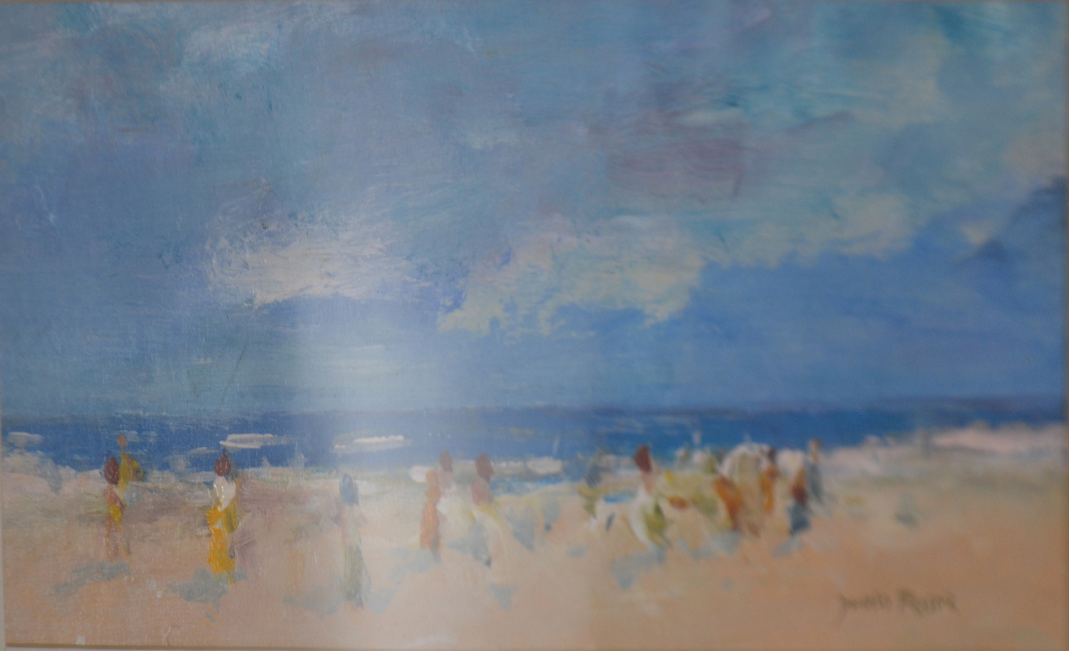 Donald Fraser | BEACH SCENE | MutualArt