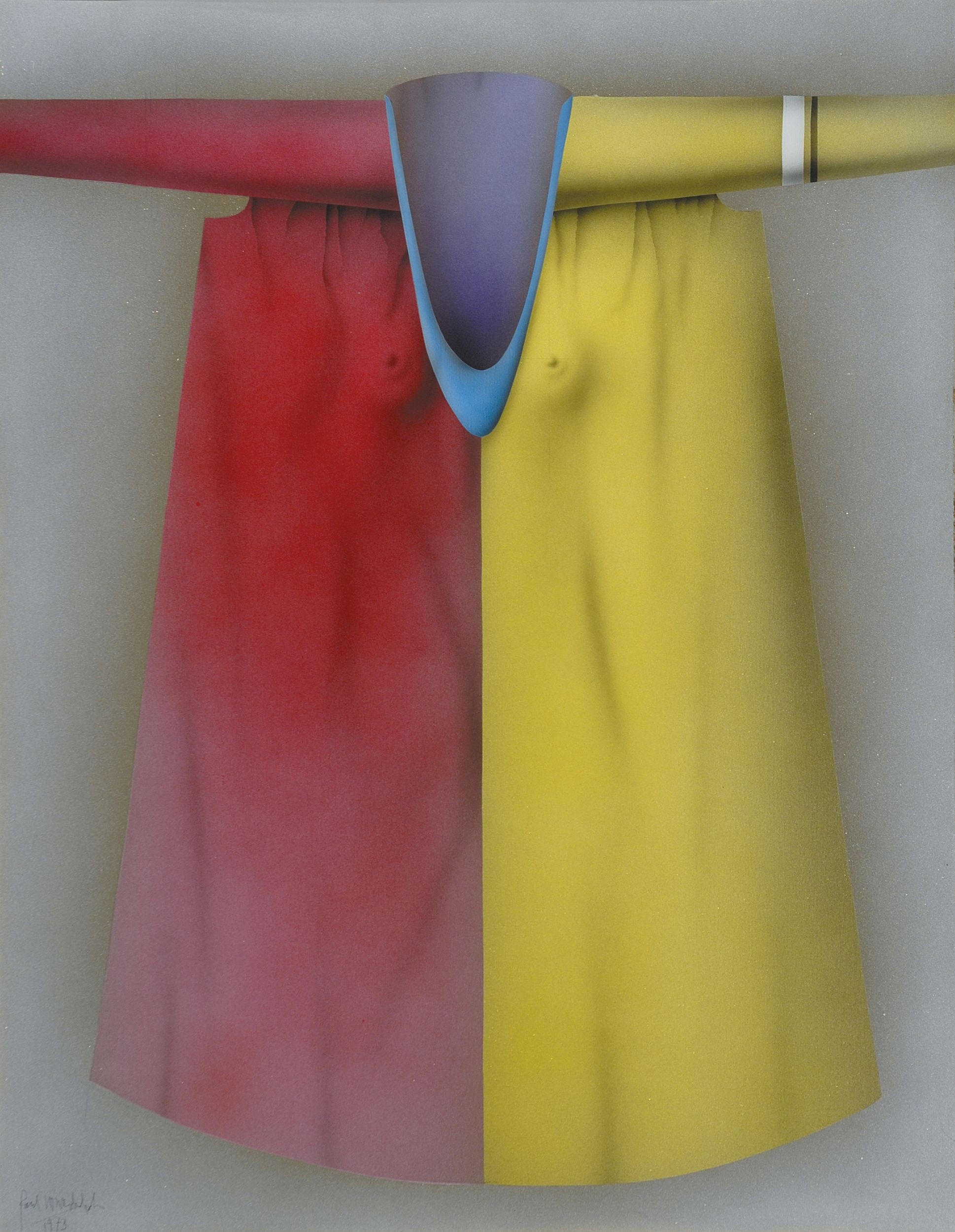 Paul Wunderlich | Sphinx with Death and a Dog (1979) | MutualArt