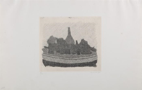 Giorgio Morandi | Different objects on the table (1931) | MutualArt