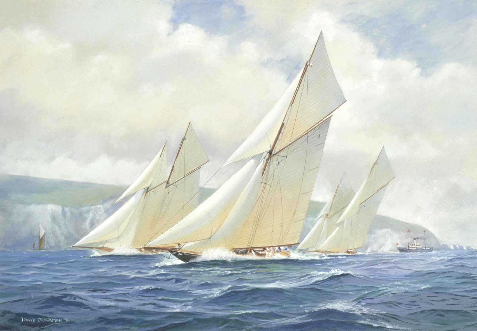 David Brackman | Britannia in the Solent | MutualArt