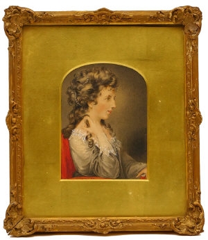 George Perfect Harding | Portrait of Miss Bacon | MutualArt