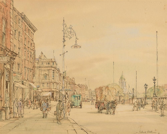 Patrick Hall | Aston Quay, Dublin | MutualArt