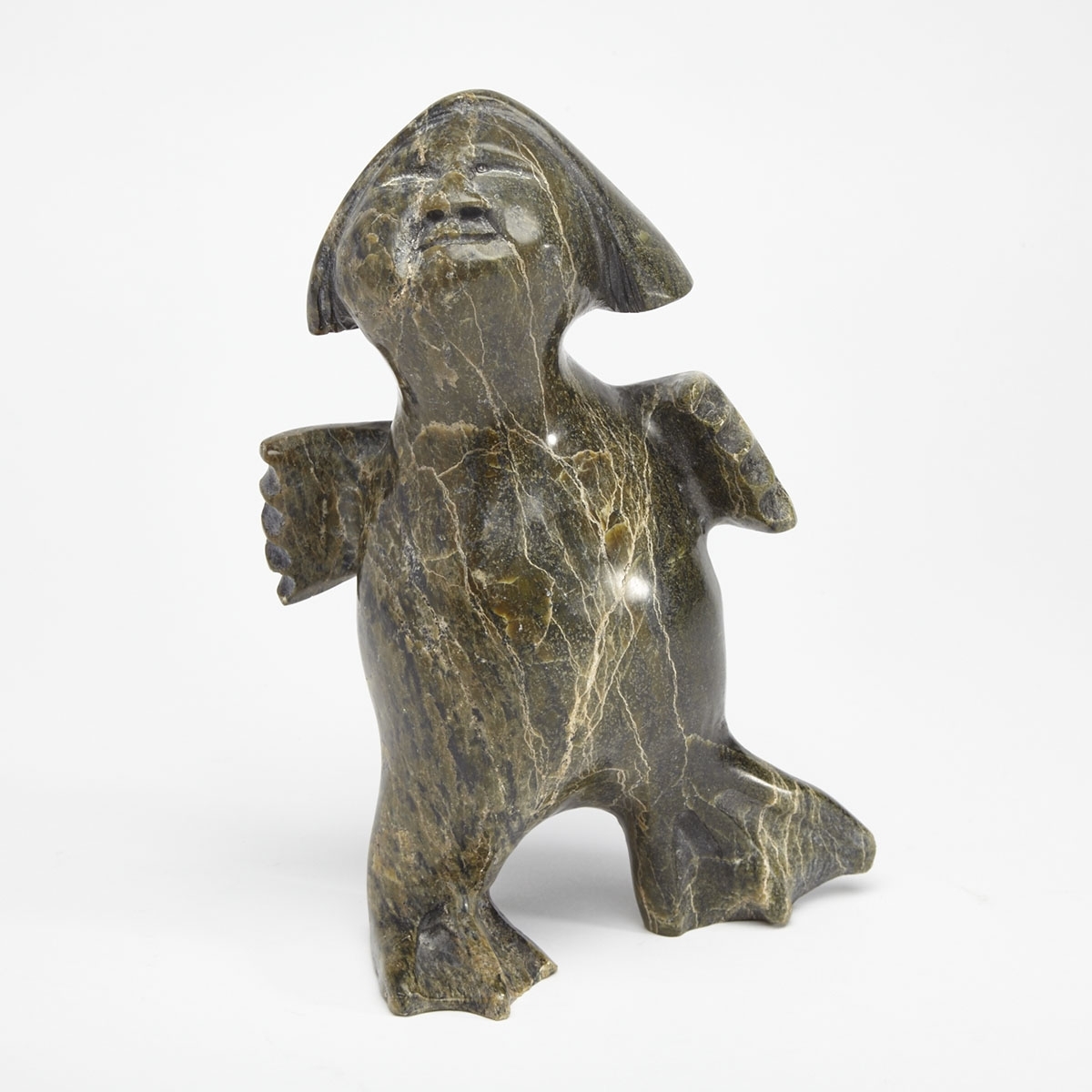 Napachie Ashoona | SEAL SHAMAN LOOKING UP | MutualArt