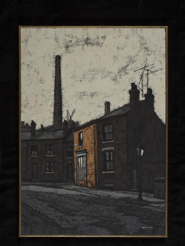 Stuart Walton | Street Scene, Kirkstall, Leeds (1972) | MutualArt