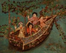 Émile Crociani | Combat naval à Villefranche-sur-Mer | MutualArt