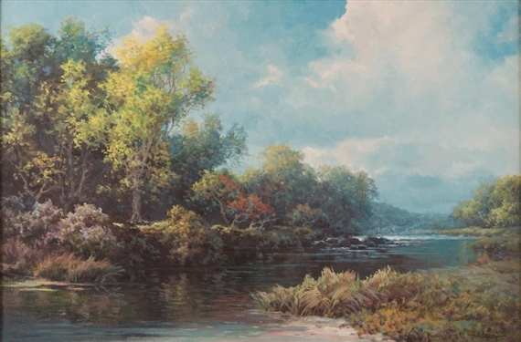 A.D. Greer | A Tinge of Autumn | MutualArt