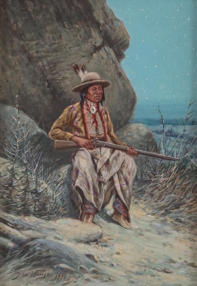 Hauser John | The Scout (1901) | MutualArt