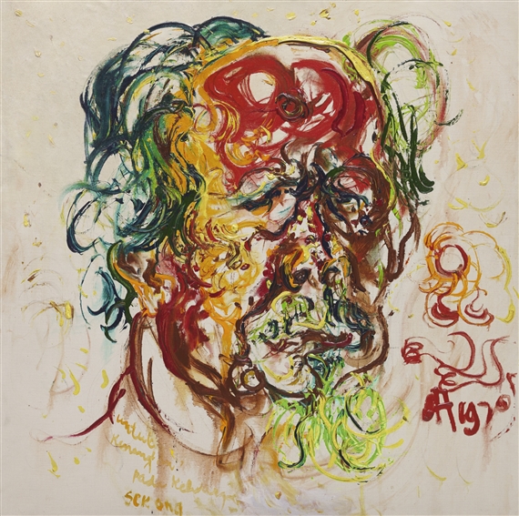 Affandi | SELF-PORTRAIT (1970) | MutualArt