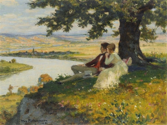 Ernst Max Pietschmann | Rast im Elbtal (1931) | MutualArt
