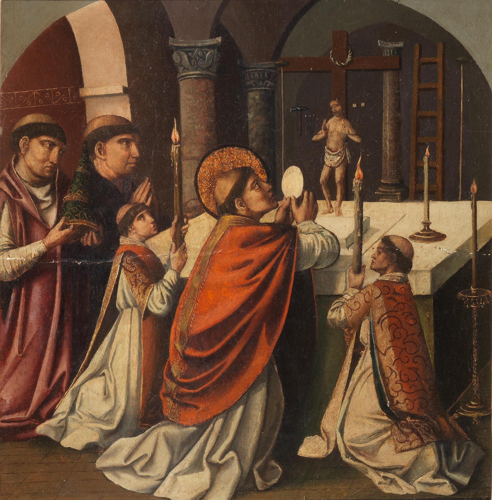 Spanish School, 16th Century | The Mass of Saint Gregory | MutualArt