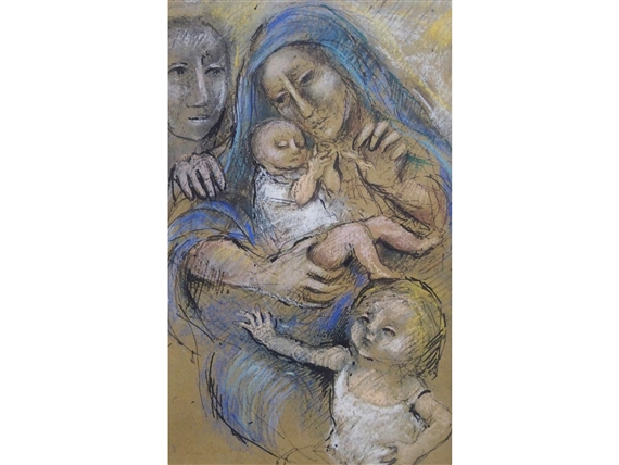 Flora Wood | MOTHER AND CHILDREN | MutualArt