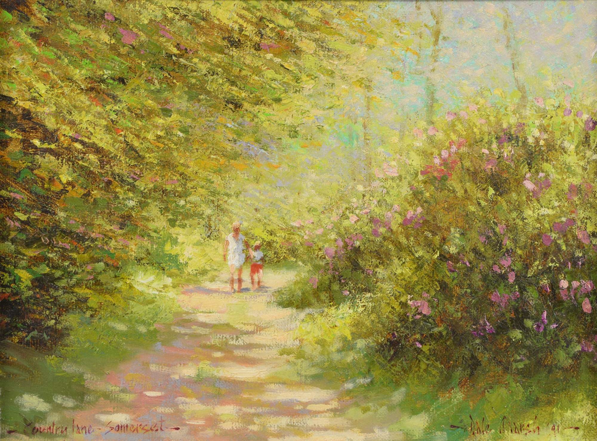 Dale Marsh | Country Lane Somerse | MutualArt