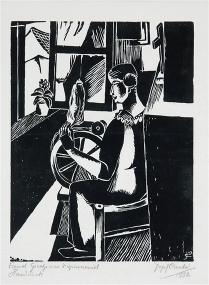 Jozef Cantré | Faust Greetje aan't Spinnewiel | MutualArt