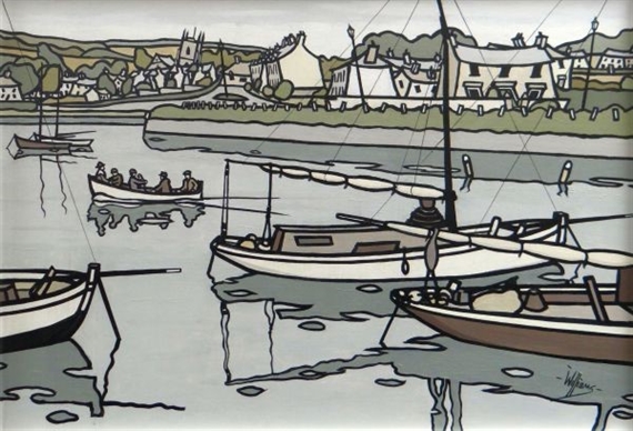 Alan Williams | The Harbour Aberaeron | MutualArt