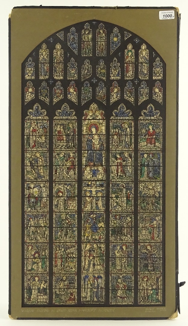 Herbert Hendrie | Stained glass window design for St. Peter Mancroft ...