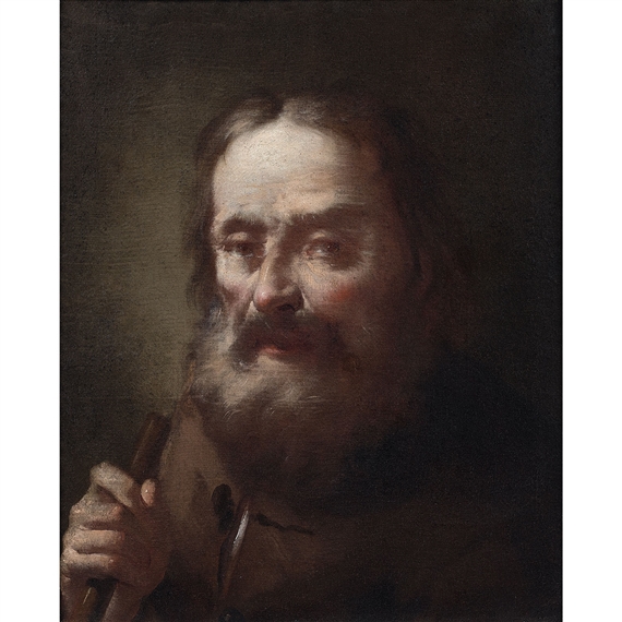 Giovanni Batista Piazetta | Portrait d'homme en buste | MutualArt