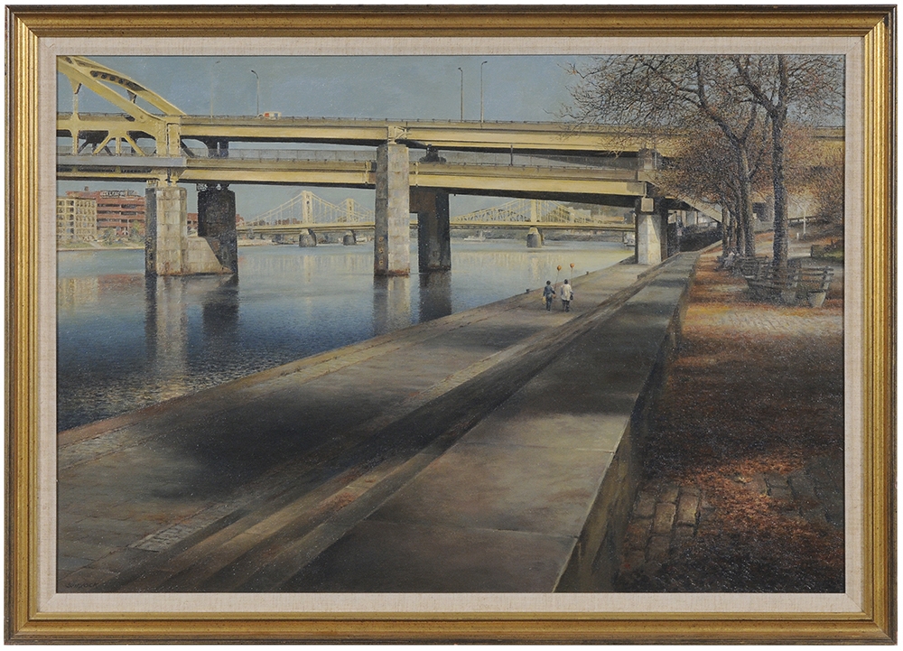 John Carter Shryock | Pittsburgh Bridges | MutualArt