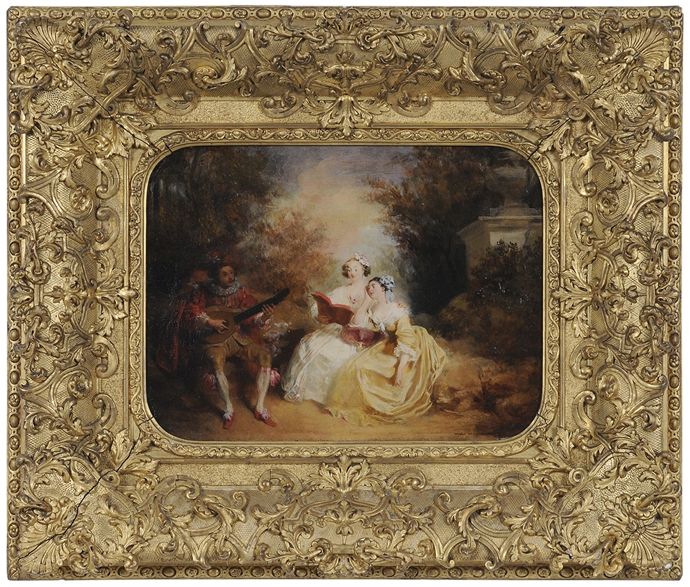 Charles-Emile Wattier | La leçon de chant | MutualArt