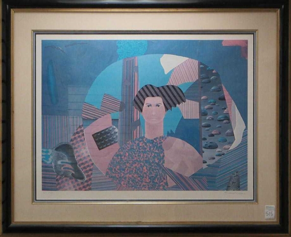 Prudencio Lamarroza | Bust-length portrait in landscape | MutualArt