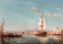 Alfredo Caldini | Vue du canal à Venise | MutualArt