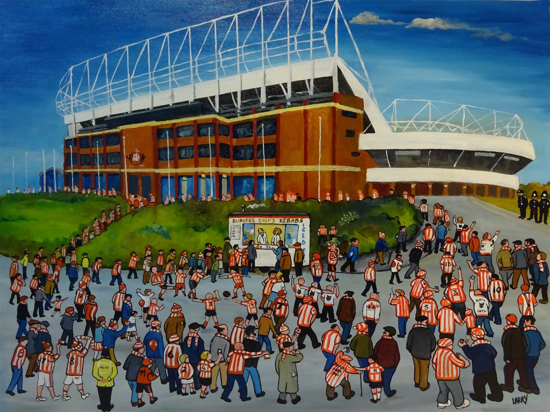 Larry Chambers | Match Day Stadium of Light | MutualArt