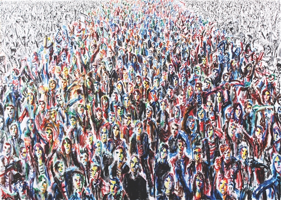 Michael Rodion | Mass of People | MutualArt