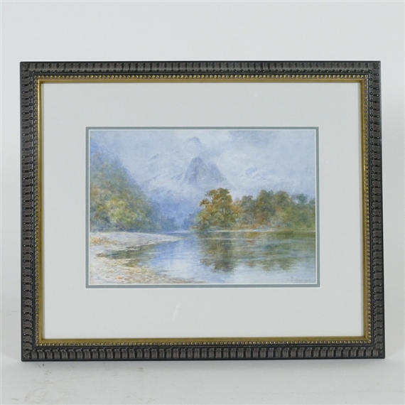Charles Nathaniel Worsley | 'Mitre Peak from the Cleddau River' | MutualArt