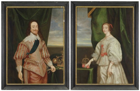 British School, 17th Century | Portrait of King Charles I, three ...