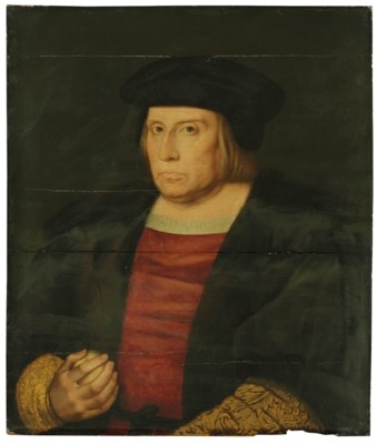 British School, 17th Century | Portrait of Katherine Bassett, aged 12 ...