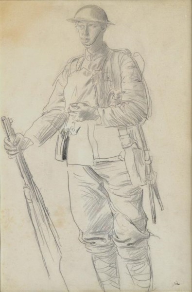 Canadian Soldiers Drawing