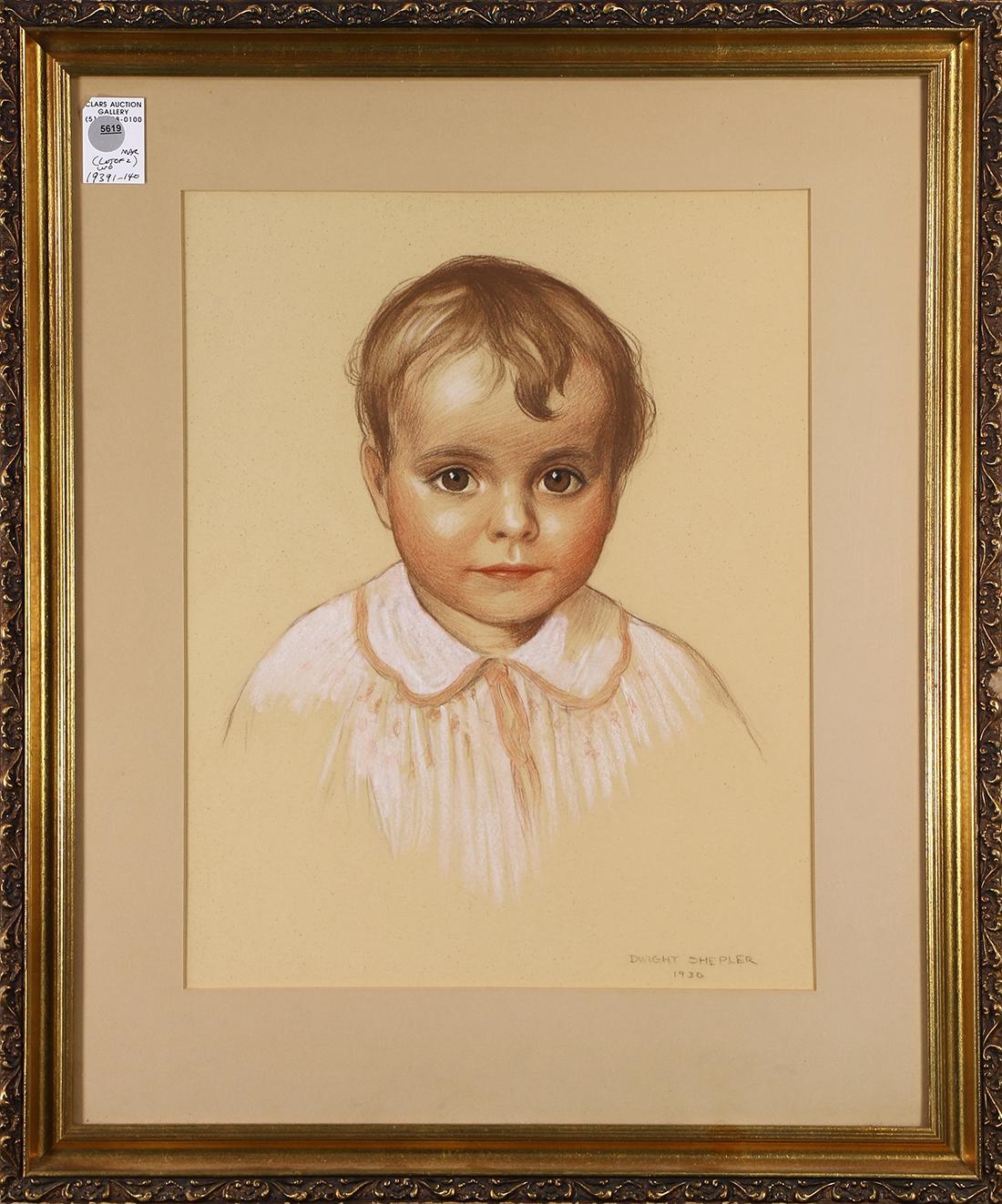 Dwight Shepler | 2 Works: Portraits of Children (1930 - 1936) | MutualArt