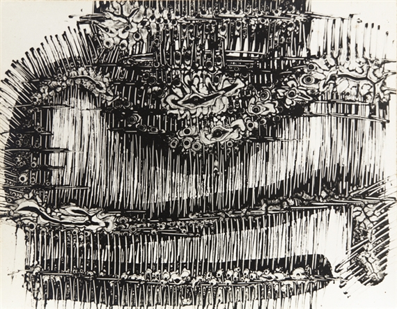 Theo Schoon | Study in design with paint on glass sheets (Circa 1950s ...