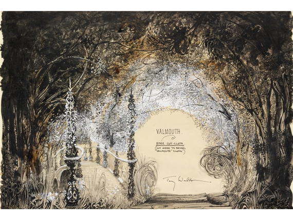 Anthony Walton | A SET DESIGN FOR VALMOUTH | MutualArt