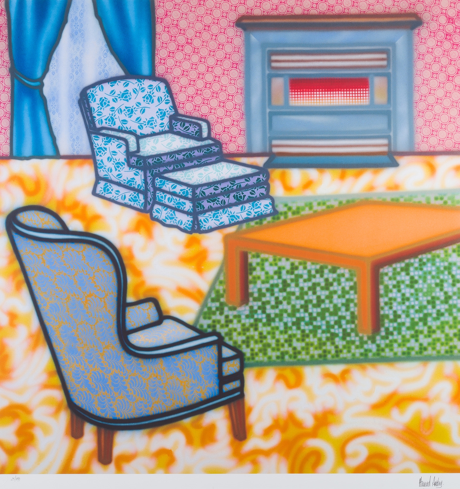 Howard Arkley | Rite Room | MutualArt