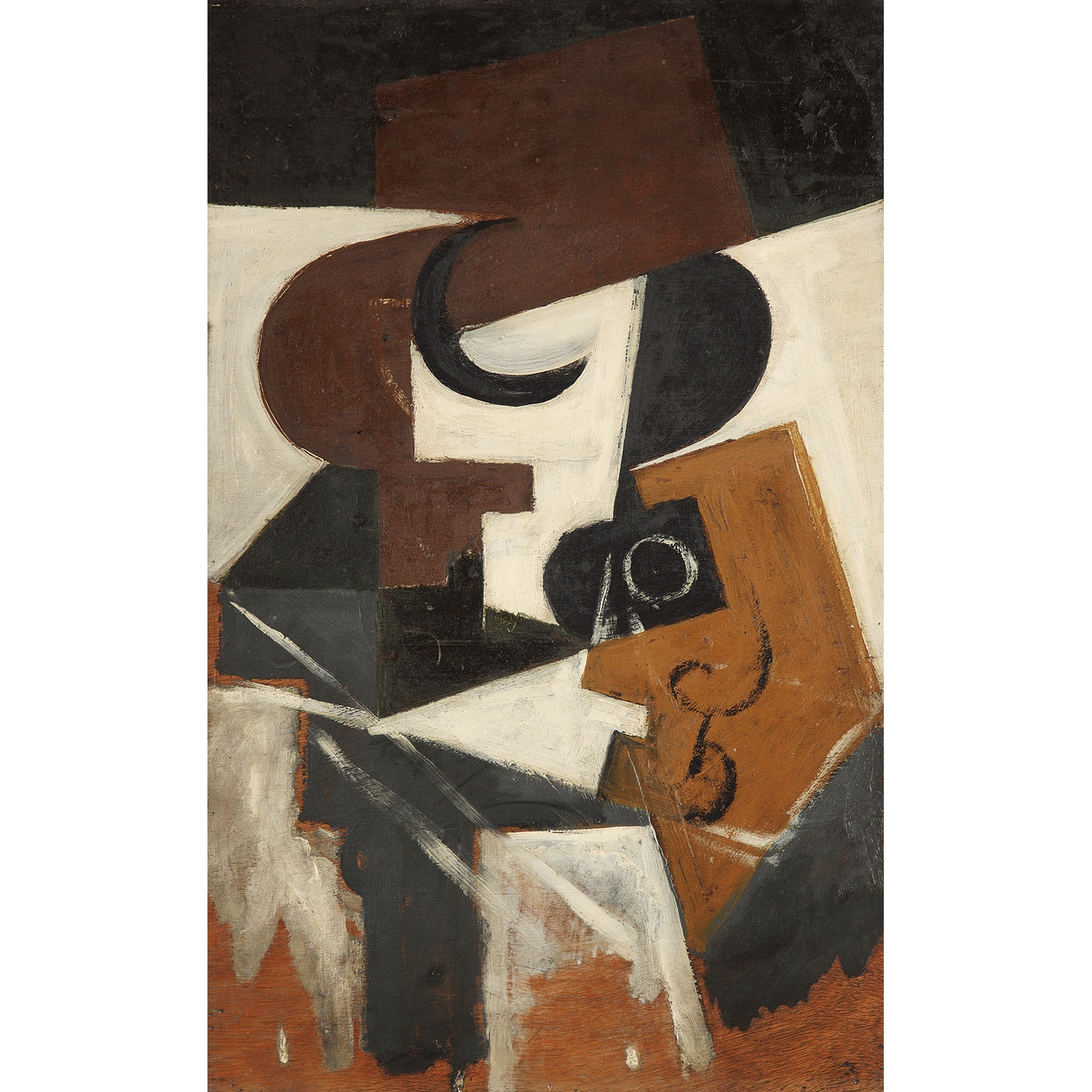Juan Gris | COMPOTIER ET VERRE (1916) | MutualArt