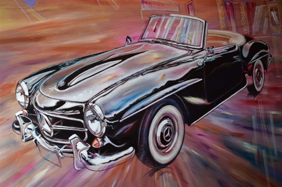 Heiko Saxo | Mercedes 190 SL (2018) | MutualArt